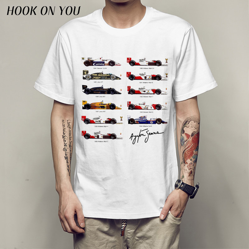 Street Wear Racing Sports Car Collection Competition Ayrton Senna T ...