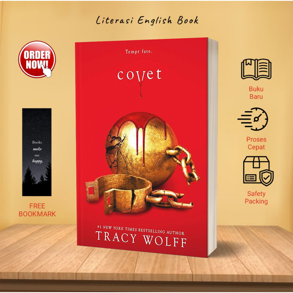 Covet (Crave, 3) by Tracy Wolff (English) | Shopee Philippines