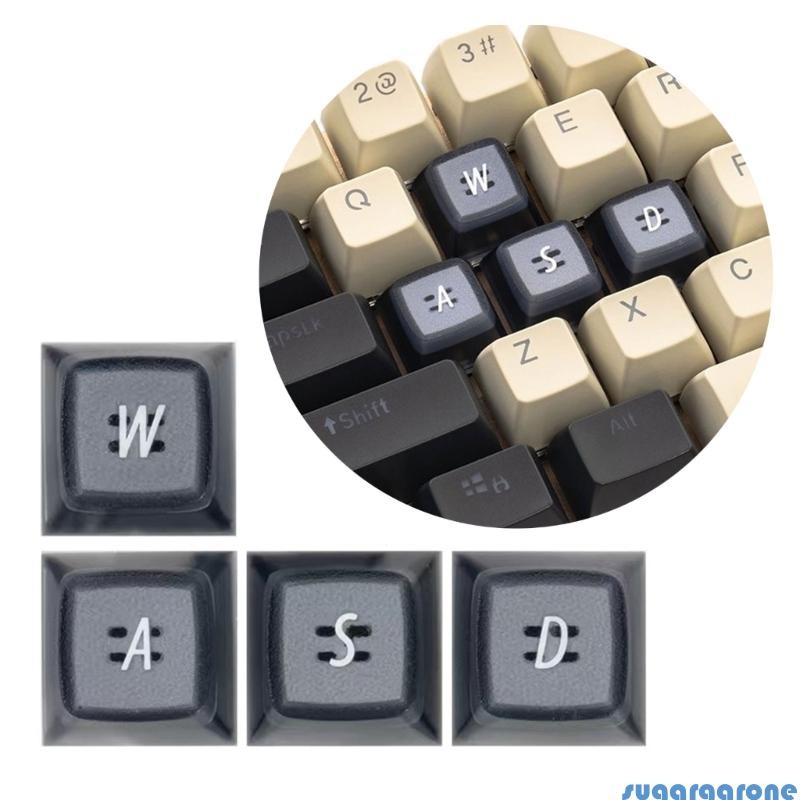 Sugar ABS Keycap WASD 4 Key Keycap DoubleShots Upgrades EMA Profile ...
