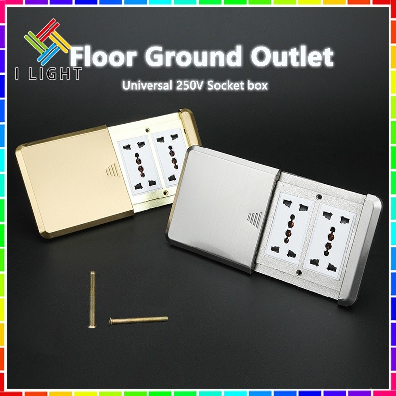 Universal 250V Floor Ground Outlet Power Sockets 12 Prong Kitchen Flat ...