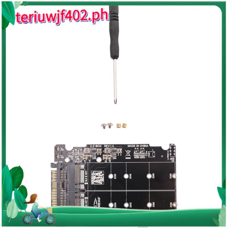 2 in 1 M.2 NVMe SATA U2PCB M.2 NVME SSD Key M Key B SSD to U.2 SFF-8639 ...