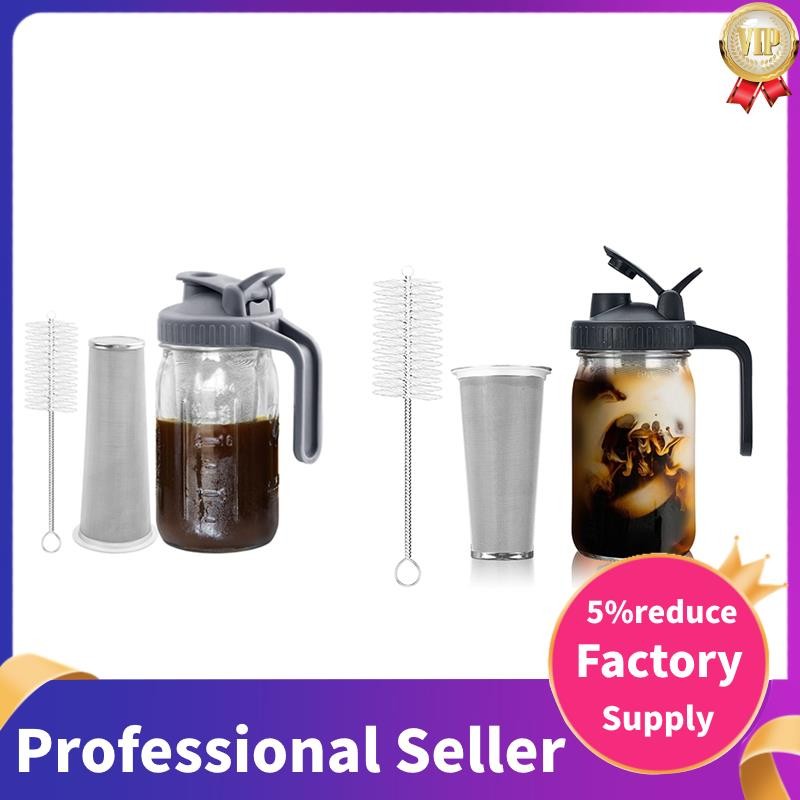 Cold Brew Coffee Maker 32Oz Cold Brew Pitcher with Stainless Steel ...