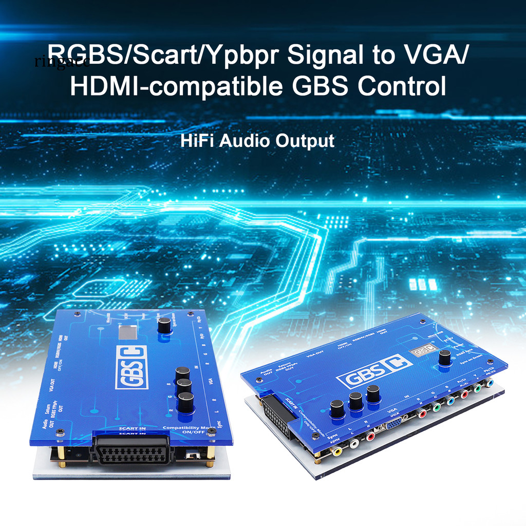 RGC GBS Control Low Latency Support 1080P OLED Display RGBS/Scart/Ypbpr ...