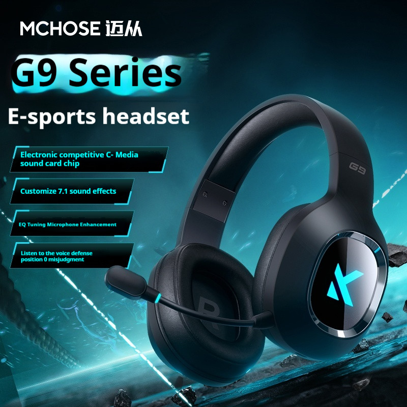MCHOSE G9 Pro Wireless Gaming Headphone Tri-mode Bluetooth Headset ...