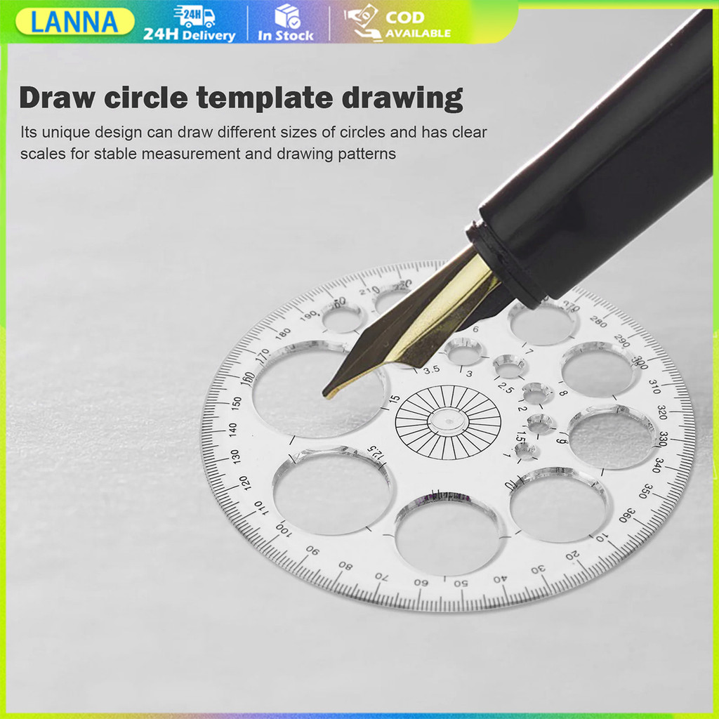 The Shop Is In Thailand A Circle Protractor Template 360 Degree ...