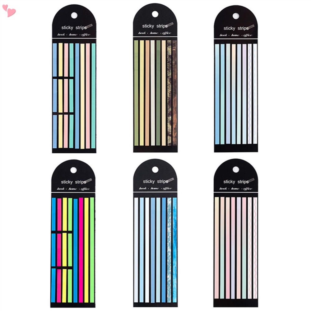 Sricky Notes 160 Sheet Sticky Tabs Translucent Book Tabs Colorful Book ...