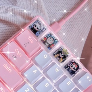1 pc One Piece Anime Glue Dripping Keycaps Cherry Profile Luffy Zoro ...