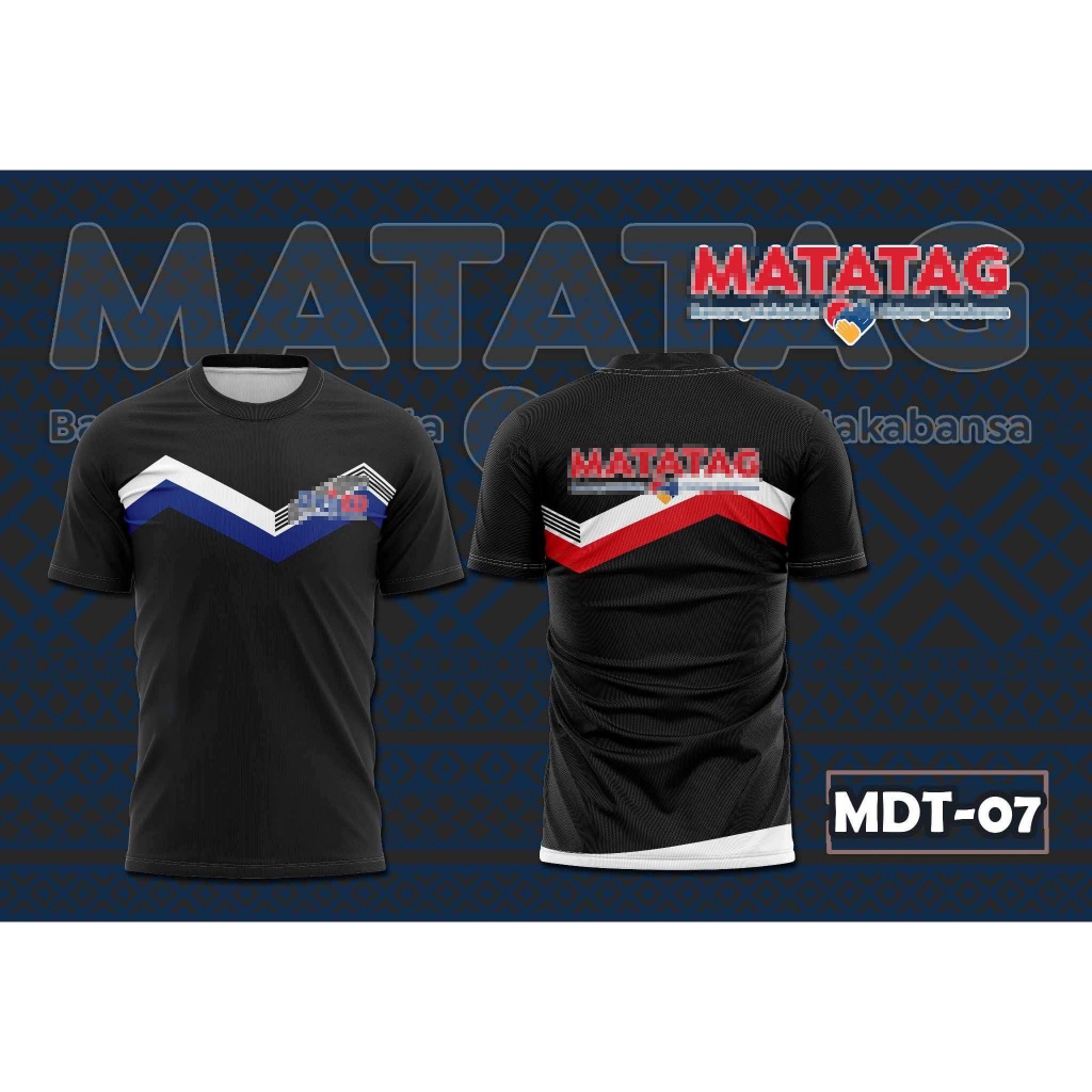 MATATAG UNIFORM SUBLIMATION DEPED BADGE TSHIRT FOR MEN AND WOMEN POLO ...