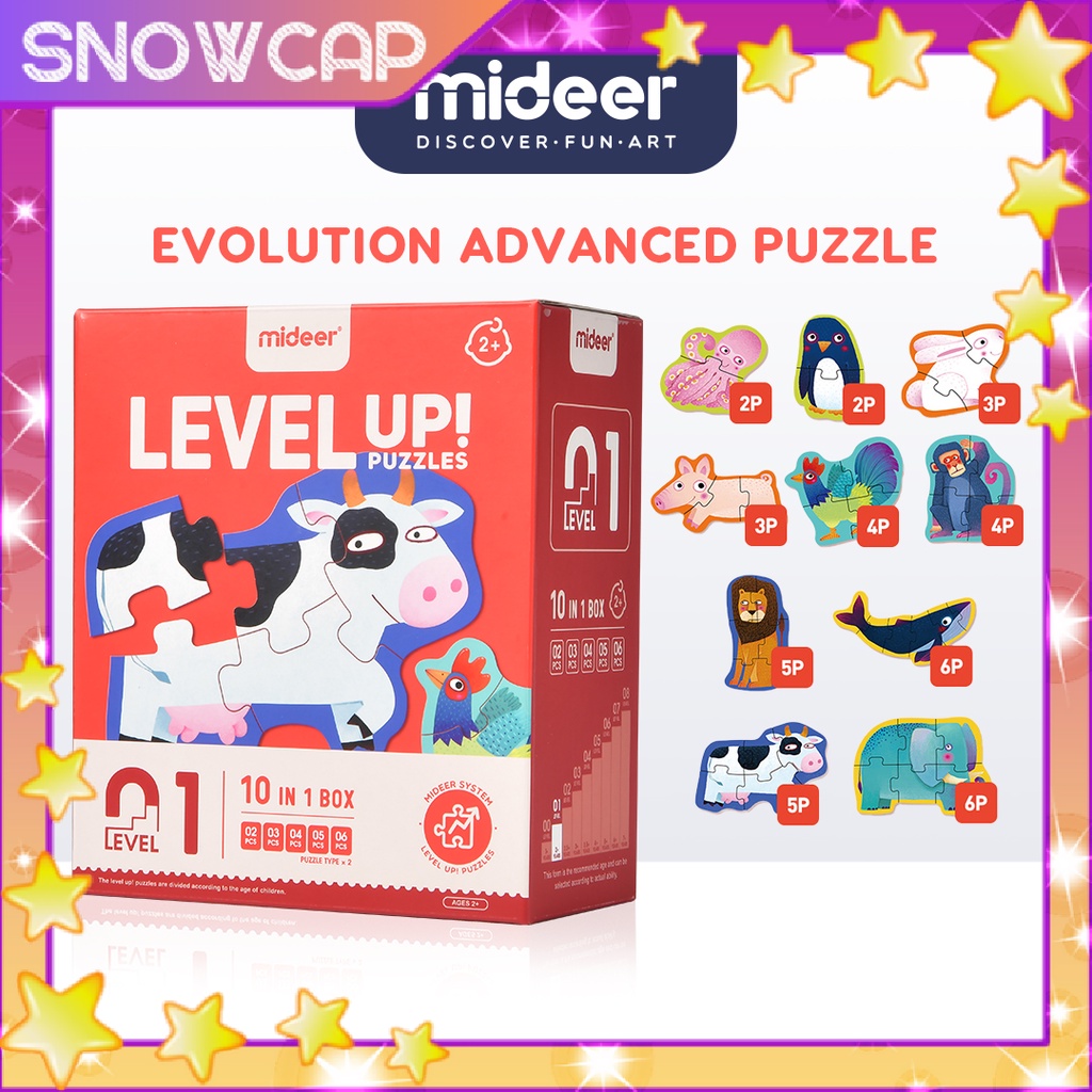 Mideer Arrange Custom Image Level 1-Simple Animal Evolution Level Up ...