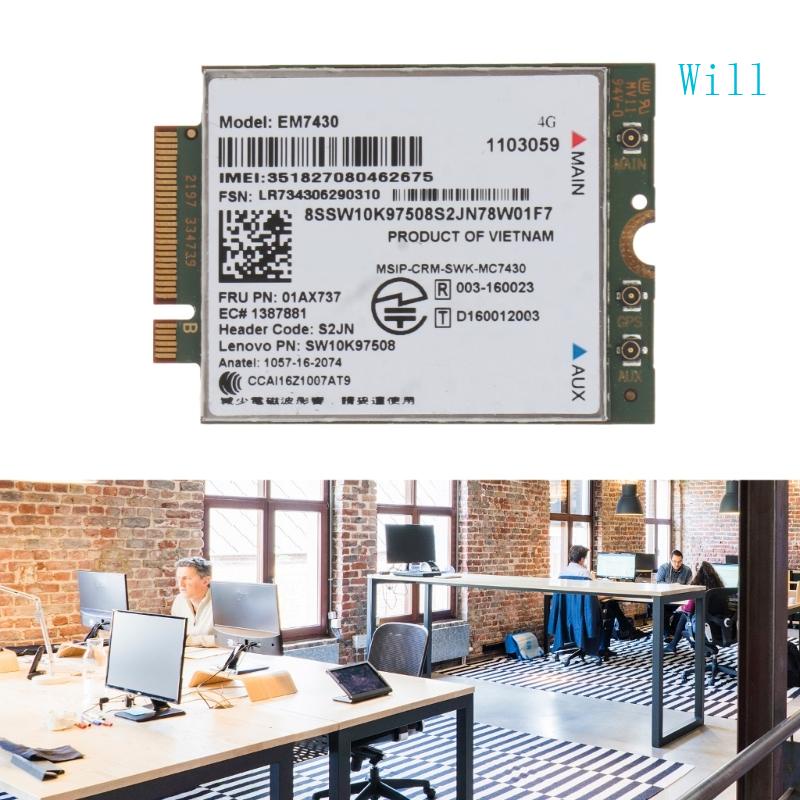 Will EM7430 GNSS 4G WWAN Module Wireless Card Adapter for Thinkpad X1C ...