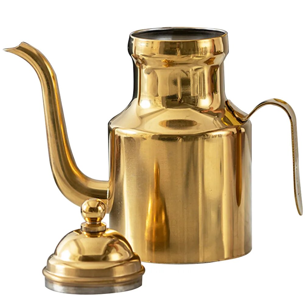 Stainless Steel Oil Pot Kitchen Separator Syrup Dispenser Retainer ...