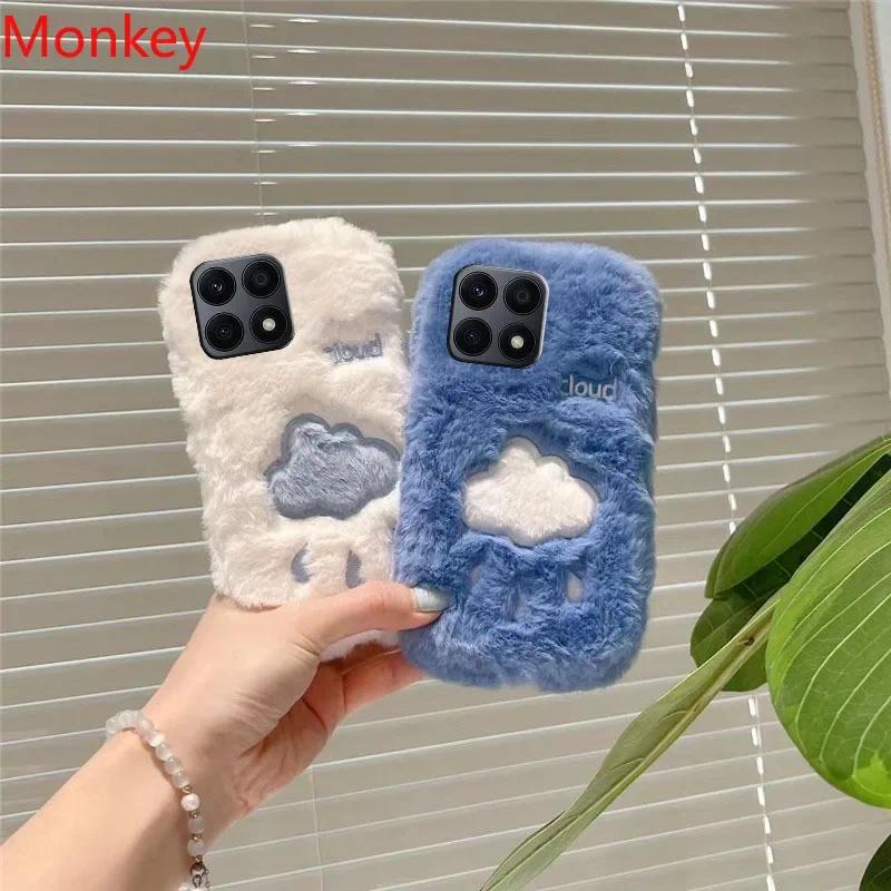 Cute White Clouds Soft Phone Cover For Huawei Y6P Y5 Y7 Y9 Honor 90 70 ...