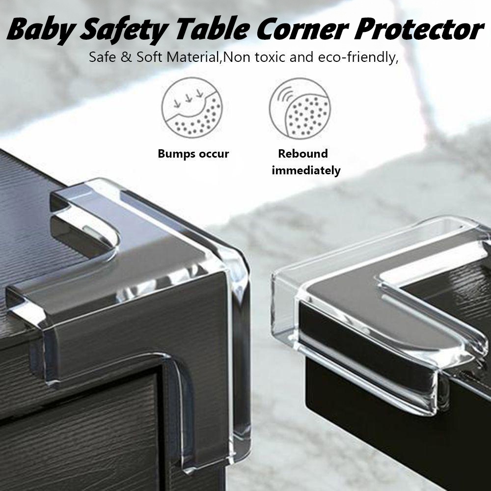 Protection Baby Soft Edge Transparent Corner Guard Kids Silicon Anti ...