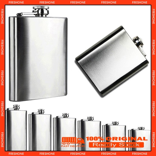 COD Portable 4 5 6 7 8 10 Oz Stainless Steel Hip Liquor Whiskey Flask ...
