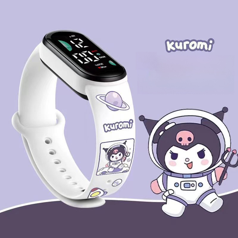 Demon Kuromi Watch Student Waterproof Electronic Watch Korean Fashion ...