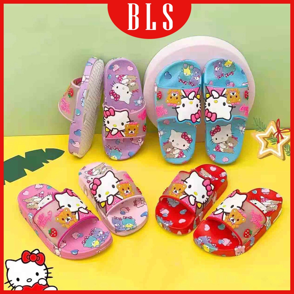 BLS Hello Kitty Kids Children's and Girls' Slippers | Shopee Philippines