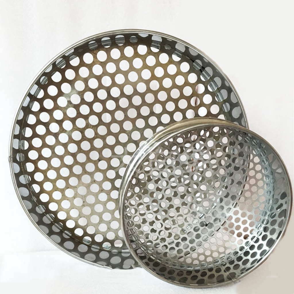 Round Hole Sieve 304 Stainless Steel Mesh Sieve Strainers 1-50mm ...
