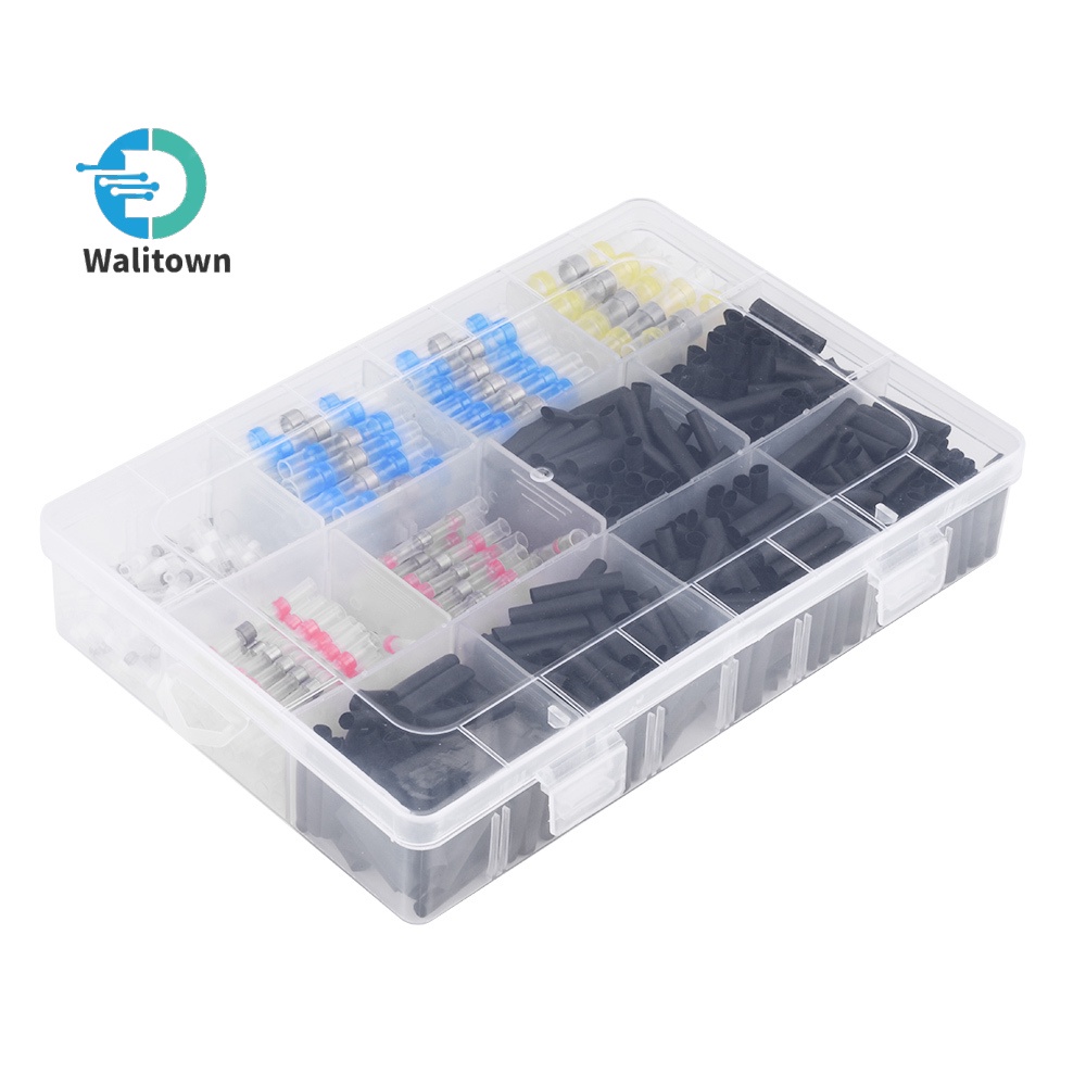 200PCS Solder Sealed Wire Connector Self-Soldering Heat Shrink Butt ...