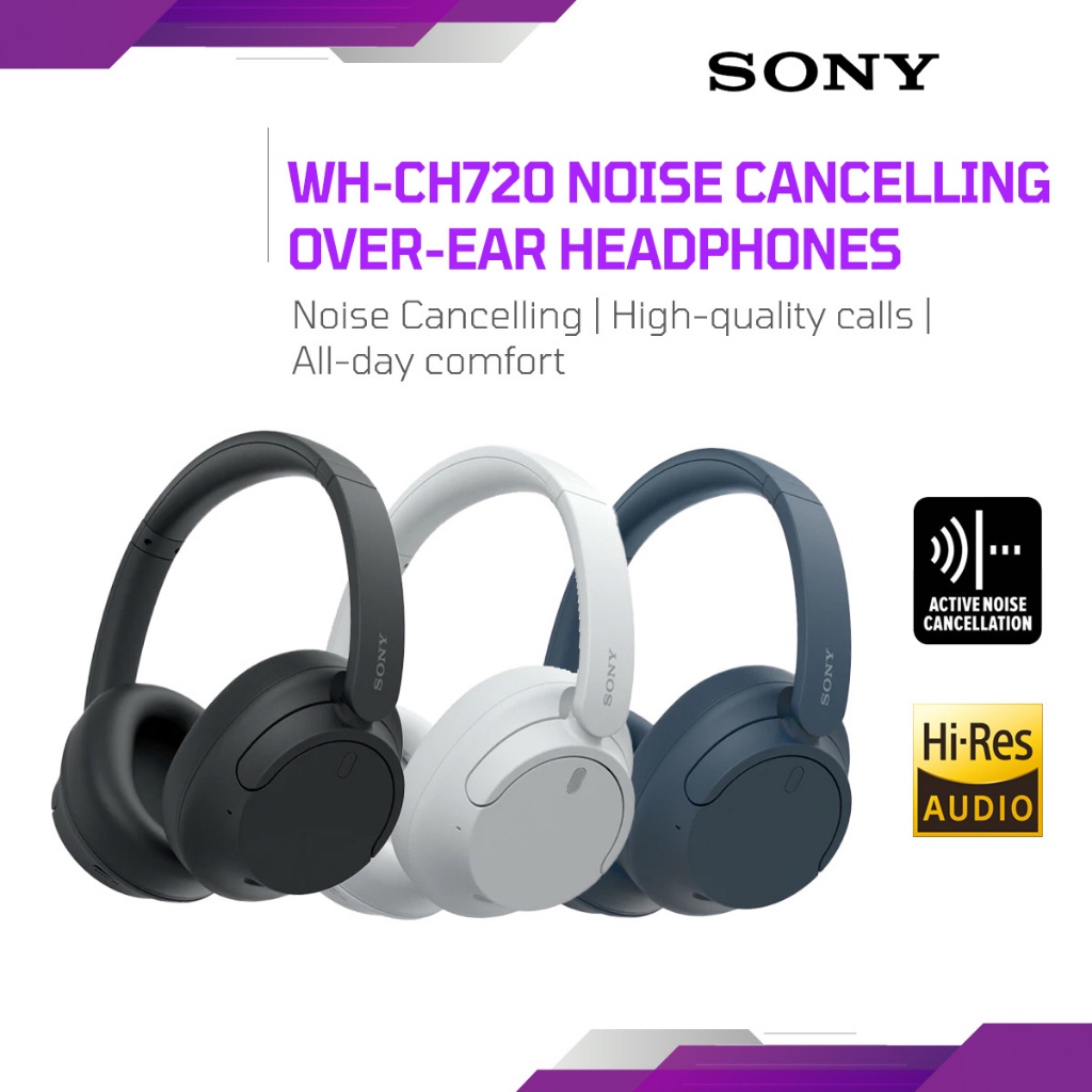 Sony WH-CH720N Over-Ear Headphones With Microphone headset gaming ...