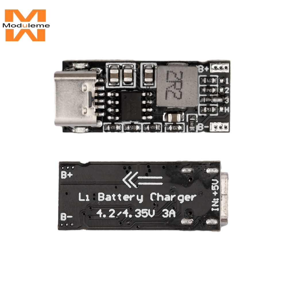 18650 Lithium Battery Charge Module 5V to 4.2V 3A Lithium Battery Fast ...