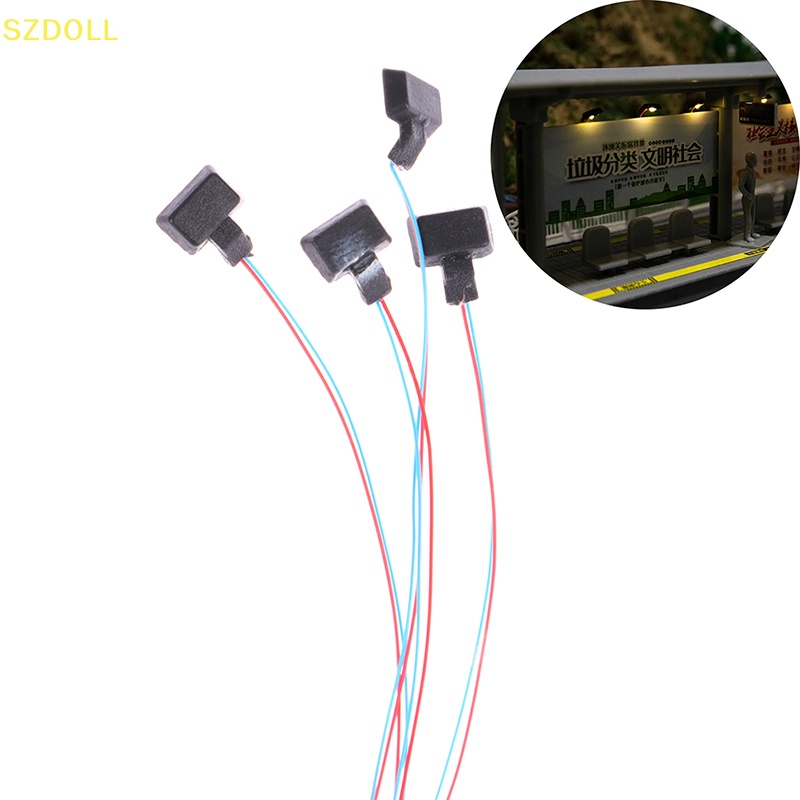 [cxSZDOLL] 3V Led Spotlight Model 1:87 Ho Scale Diorama Outdoor ...