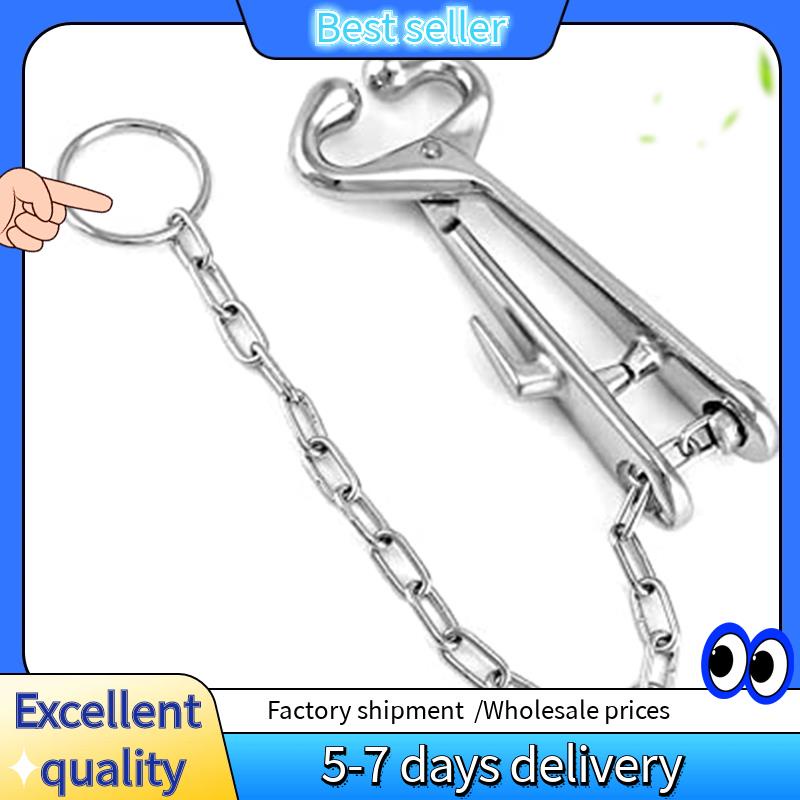 Stainless Steel Farm Cattle Livestock Tool Cow Nose Ring Pliers Bull ...