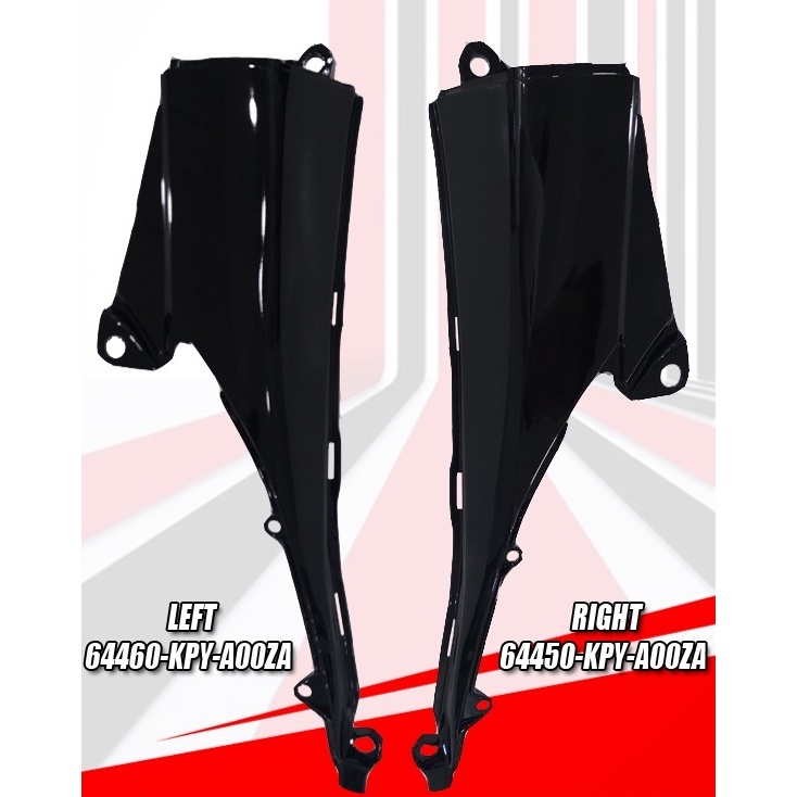 ♟XRM LATEST SIDE COVER BLACK (HPI) (Genuine: RIGHT- 64450-KPY-A00ZA ...