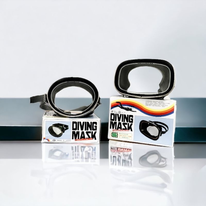 ♞Authentic YD-5 Seaside Diving Mask /Tempered Glass Lens /Square Frame ...