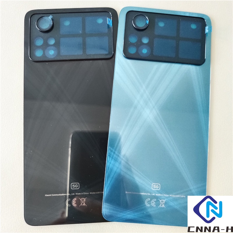 For Xiaomi Poco X4 Pro 5G Back Battery Cover Glass Panel Rear Housing ...
