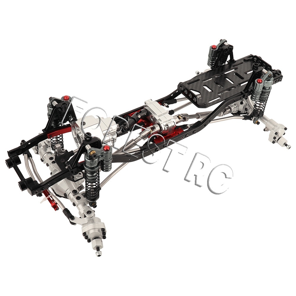 313mm wheelbase 1/10 SCX10 II All-Metal Chassis Frame Remote Control Car Model Simulation ...