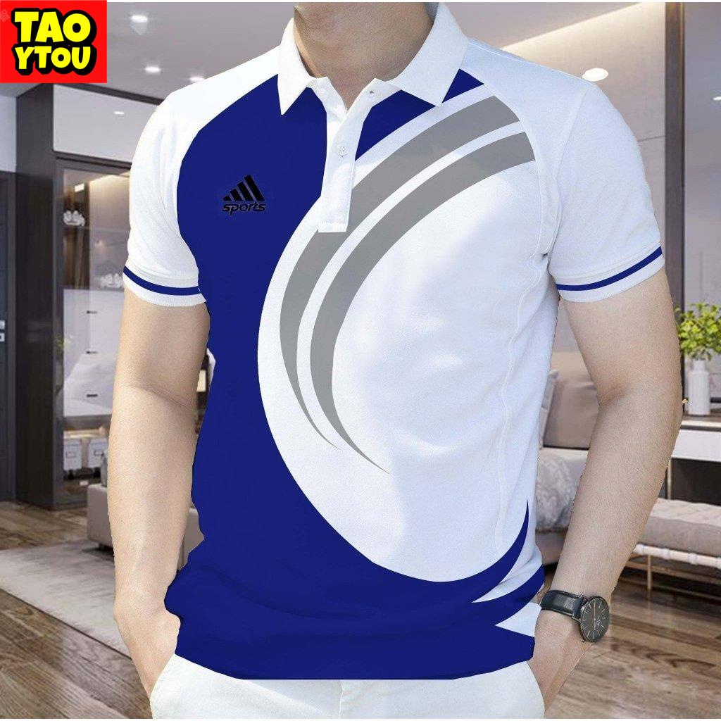 Polo shirt for men, simple style men's polo shirt made of cool cotton ...