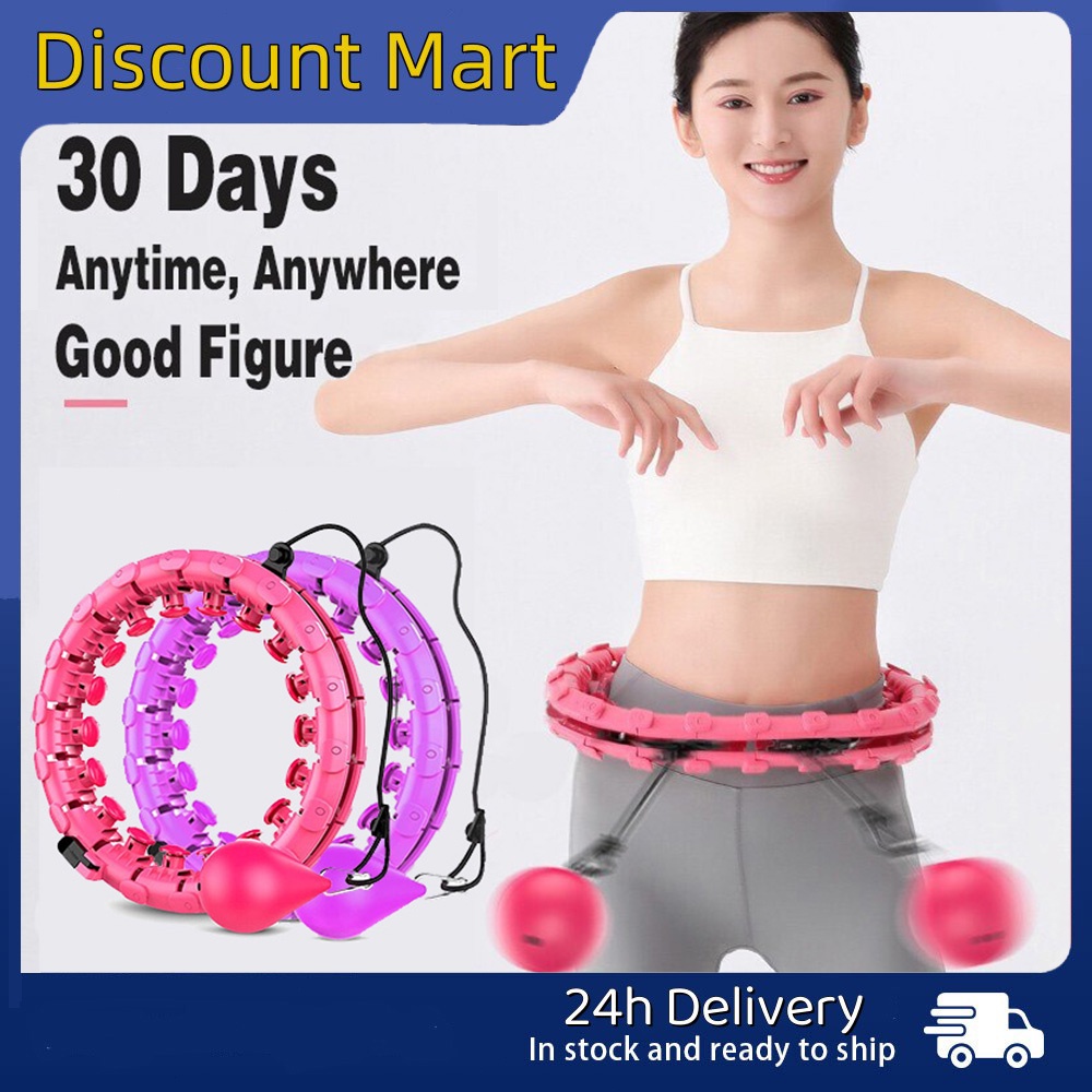 【hot sale】 Smart Hula Hoop for Adult Detachable Weight Loss Massage ...
