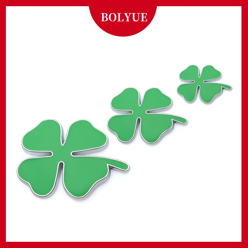 Romeo Alfa Modified Hemp Leaf Clover Four-Leaf Clover Car Logo Side ...
