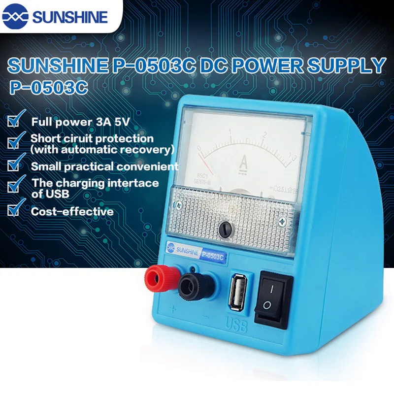 SUNSHINE P-0503C Mini Portable 110/220V Mobile Phone Repair Regulated ...