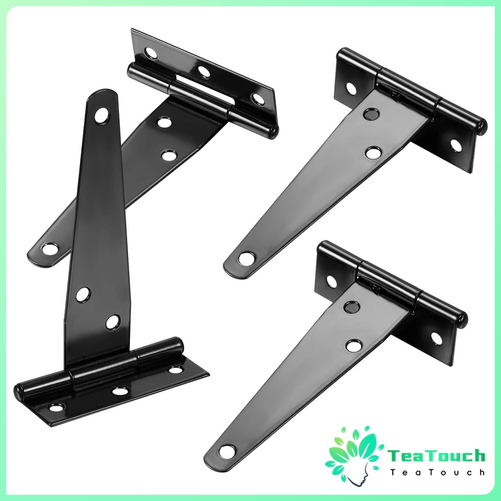 4 Inch 6 Inch T Strap Heavy Duty Shed/Gate Strap Hinge Door Barn Gates ...