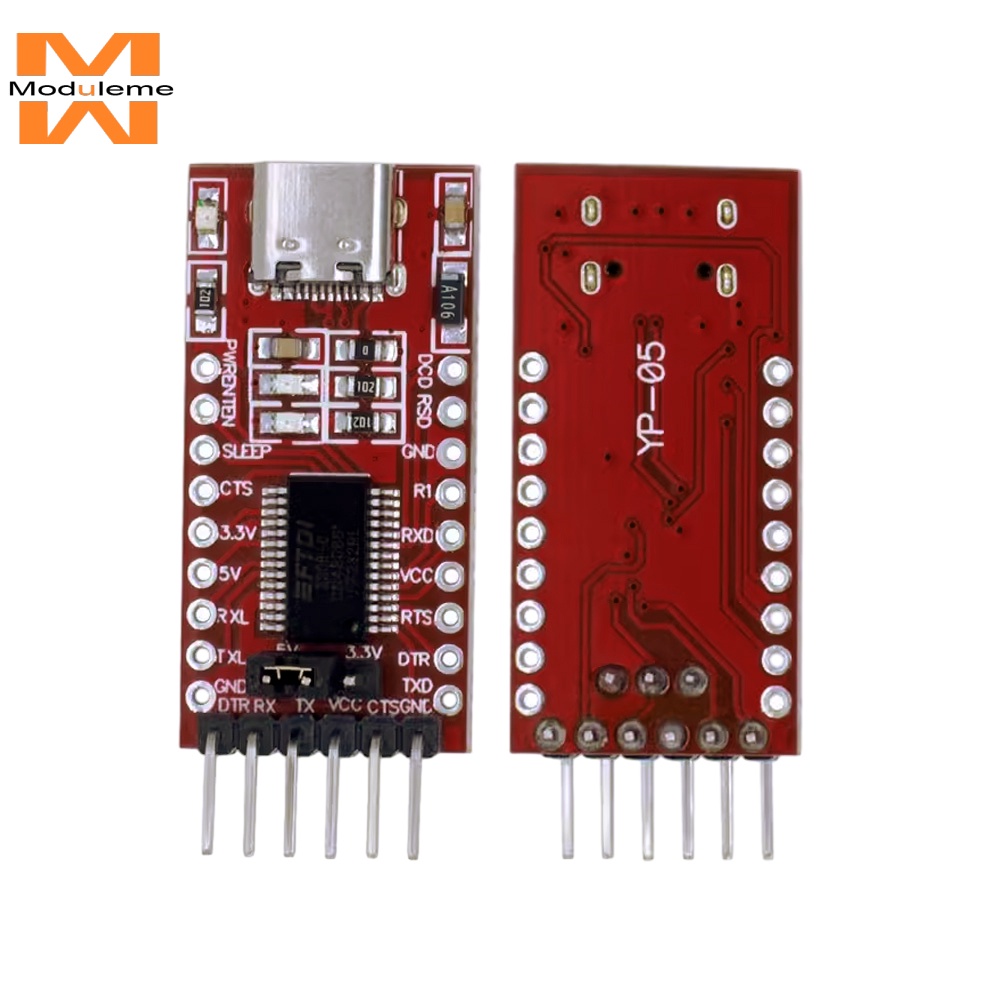 FT232RL FTDI Type-C to TTL Serial Converter Adapter Module 3.3V 5.5V ...