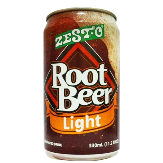 Zesto Root Beer Light 330ml Pack of 1 | Sugar Free Carbonated Drink ...