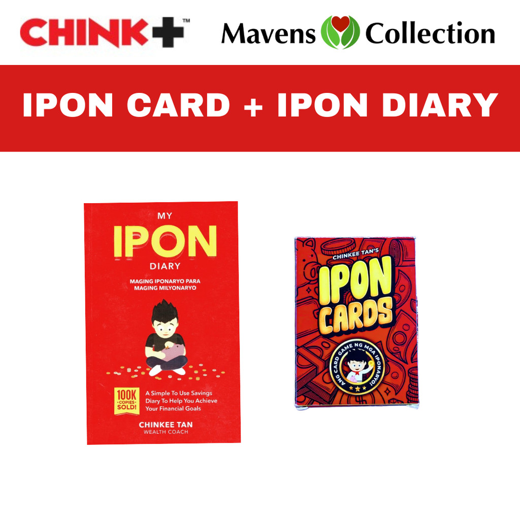 CHINKEE TAN Bundle ( My Ipon Diary + IPON Cards ) by Mavens Collection | Shopee Philippines
