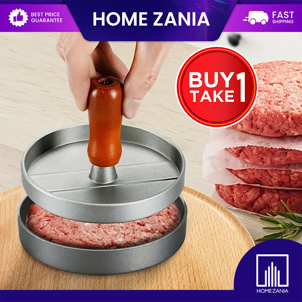 Home Zania BUY 1 TAKE 1 Burger Press Patty Molder Non-Stick Hamburger ...