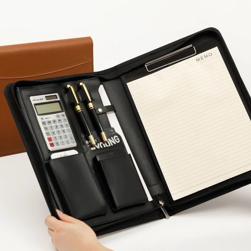 Multifunctional Business Notebook Waterproof Travel Handbook PU Leather ...