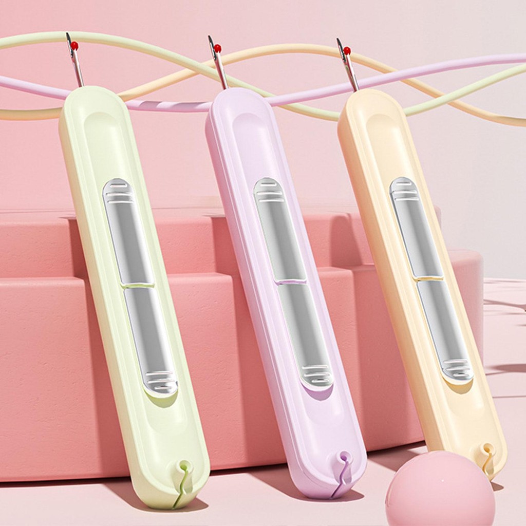 2 in 1 Needle Threader & Seam Ripper Retractable Sewing Seam Ripper ...