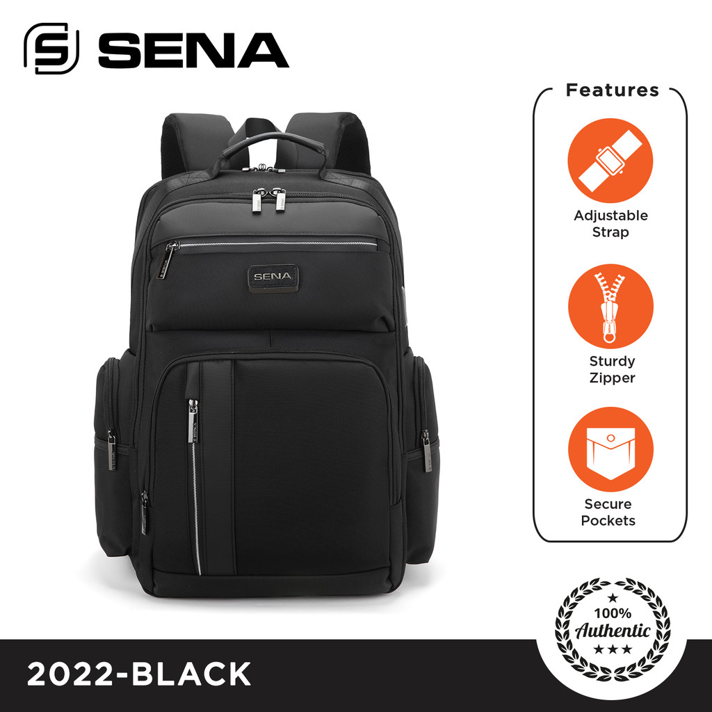 SENA-2022 Bussiness Office Gaming Laptop Backpack Plain | Shopee ...