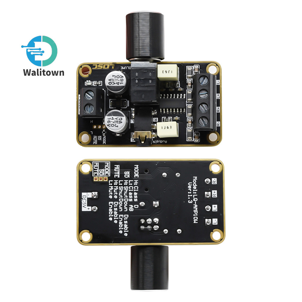 5V AM8406 Digital Amplifier Board DIY Small Speaker 5W+5W Dual Channel ...