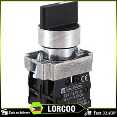 22mm XB2-BD33 Latching 2 NO 3-Position Rotary Selector Select Switch ZB2-BE101C Two Roads ...