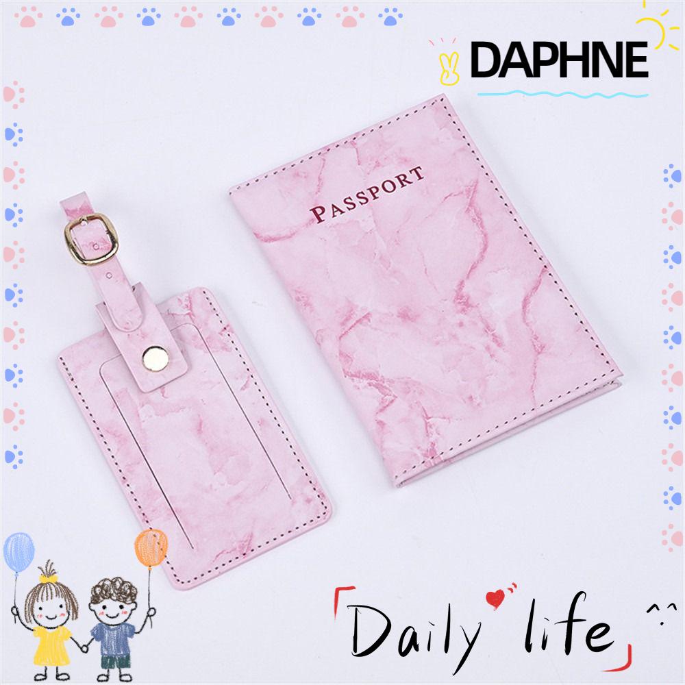 DAPHNE 2Pcs/set Credit Card Holder Men Women Travel Portable Passport ...