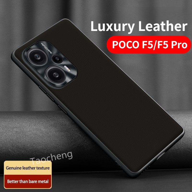 Solid Color Fashion Leather Phone Case For Xiaomi POCO F5 Pro POCOF5Pro ...