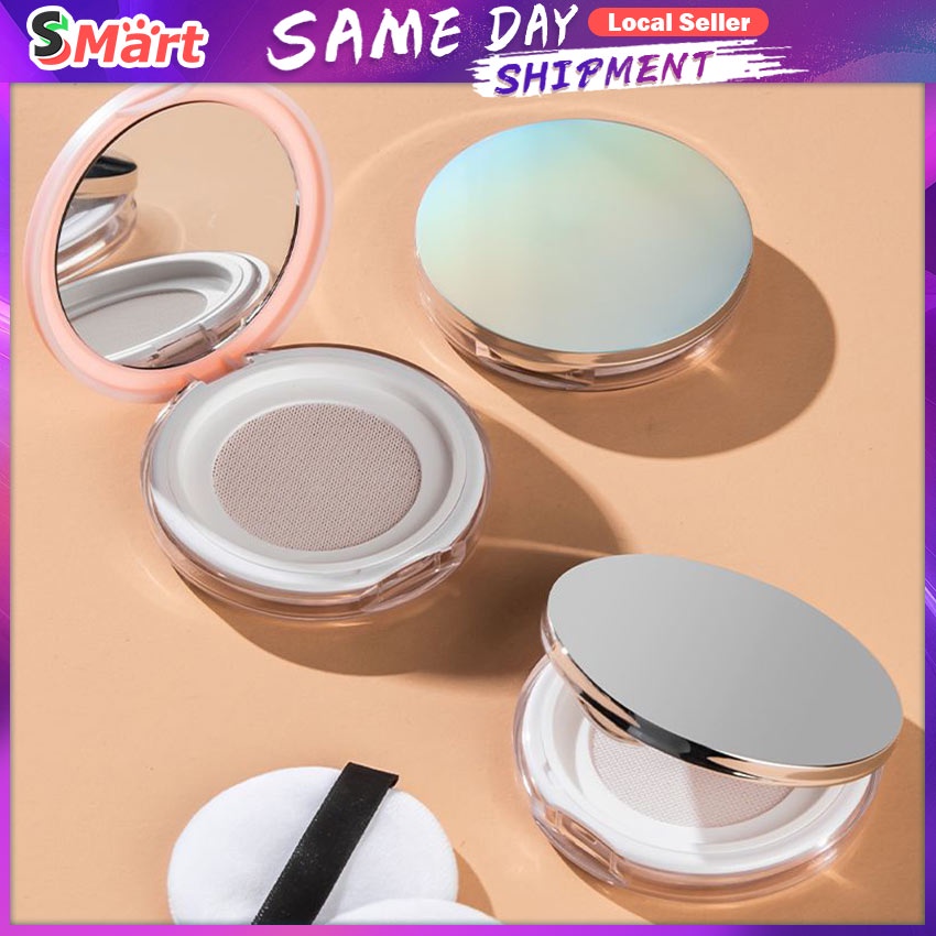 【In Stock】Portable Cosmetic Sifter Loose Makeup Jar Container Air ...