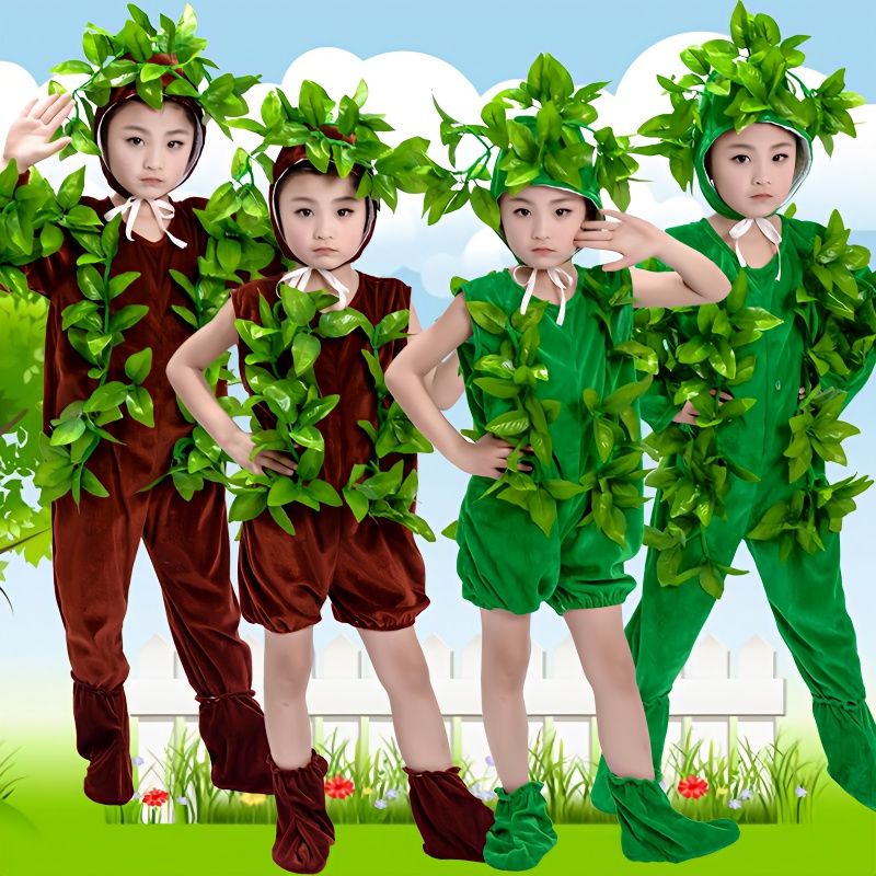 Ready Stock Tree Costume Dress For Kids Girl 3 To 14 Yrs Children's Day ...