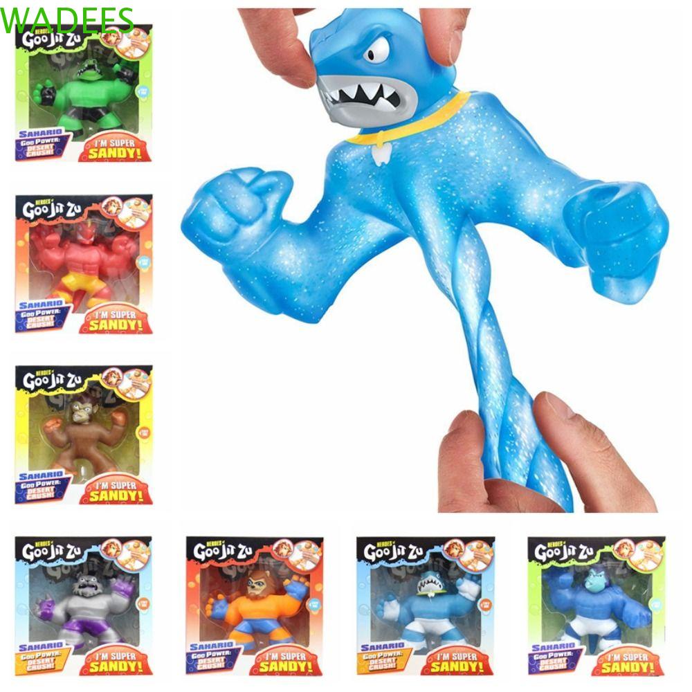 WADEES Goo Jit Zu Games Squeeze, Animal Rubber Man Crocodile Super ...