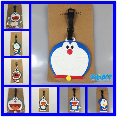 Doraemon Doraemon Cat Luggage Tag Boarding Pass Luggage Tag Ornament ...
